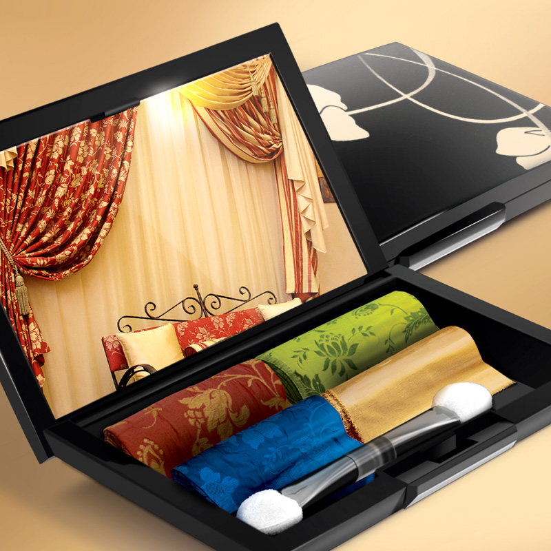 Advertising concept «Palette of Curtains»